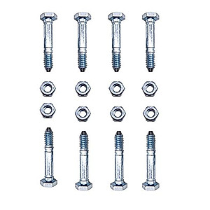 Gpartsden 8PK 53200500 Snow Blower Shear Pins & Nuts Fits for Ariens 532005 Snow Throwers Bolt Kits