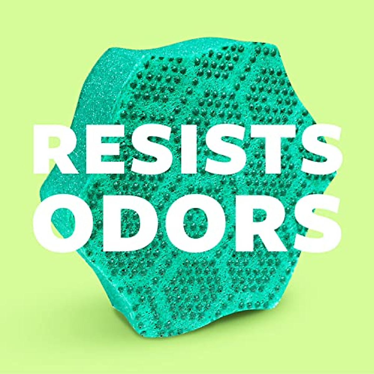 Scotch-Brite Scrub Dots Advanced Heavy Duty Sponges for Cleaning Kitchen, Bathroom, and Household, Heavy Duty Safe for Non-Coated Cookware, 6 Scrubbing Sponges