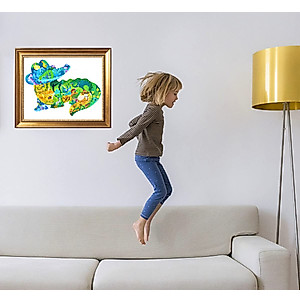 Puzzles for Kids Ages 8-10,4-8,154 Piece Kid Puzzles Crocodile Animal Shape Cool Jigsaw Puzzles Preschool Learning Educational Toys Gift for Kids Ages 6 7 8 12 and Up