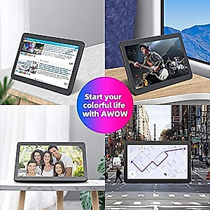 AWOW Tablet 10.1 inch Android 10 go Tablet, Quad-Core Processor, 32GB Storage Tablet Computer, 1024x600 LCD Display, 0.3MP and 2MP Camera, 2.4G WiFi, Bluetooth 4.0, 5000mAh Battery Capacity, Black