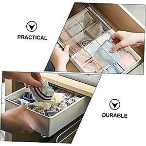 FONDOTIN 1Pc Box Storage Box plastic drawer plastic tray wall mounted drawers underwear sock organizer DIY underwear storage Socks Storage Container pp Underwear Storage Bin tie drawer box