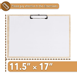 Mr. Pen- Clipboard, 11.5x17 Inches, Horizontal Wooden Clipboard, Extra Large Clipboard, Horizontal Clipboard, Art Clipboard, Drawing Board, 11x17 Clipboard, Lap Board, Landscape Clipboard