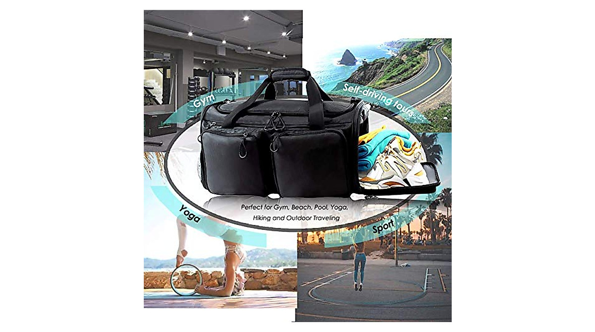 Ultra-Lightweight Duffle Bag for Men | 40L Gym Capacity
