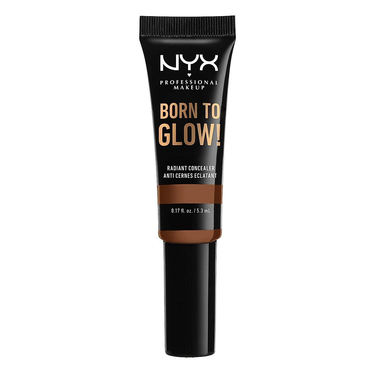 NYX PROFESSIONAL MAKEUP Born To Glow Radiant Concealer, Medium Coverage - Cappuccino