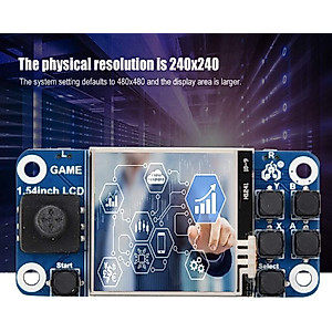 for Raspberry Pi Mini Classic Handheld Game Console - Portable Retro Game Console with 1.54 inch LCD Display