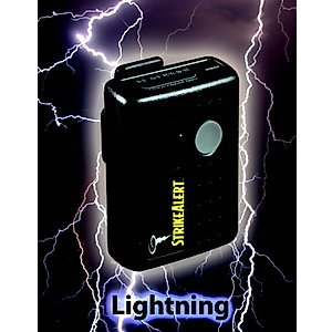 Robic Strike Alert Personal Lightning Detector Black