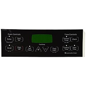 General Electric WB27T11005 Range/Stove/Oven Overlay , Black