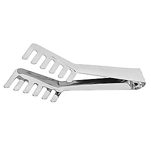 Spaghetti Tongs - Kitchen Pasta Tongs Stainless Steel Comb Shaped Tongs, Noodles Pasta Clip Kitchen Cooking Tool （8 inchs）