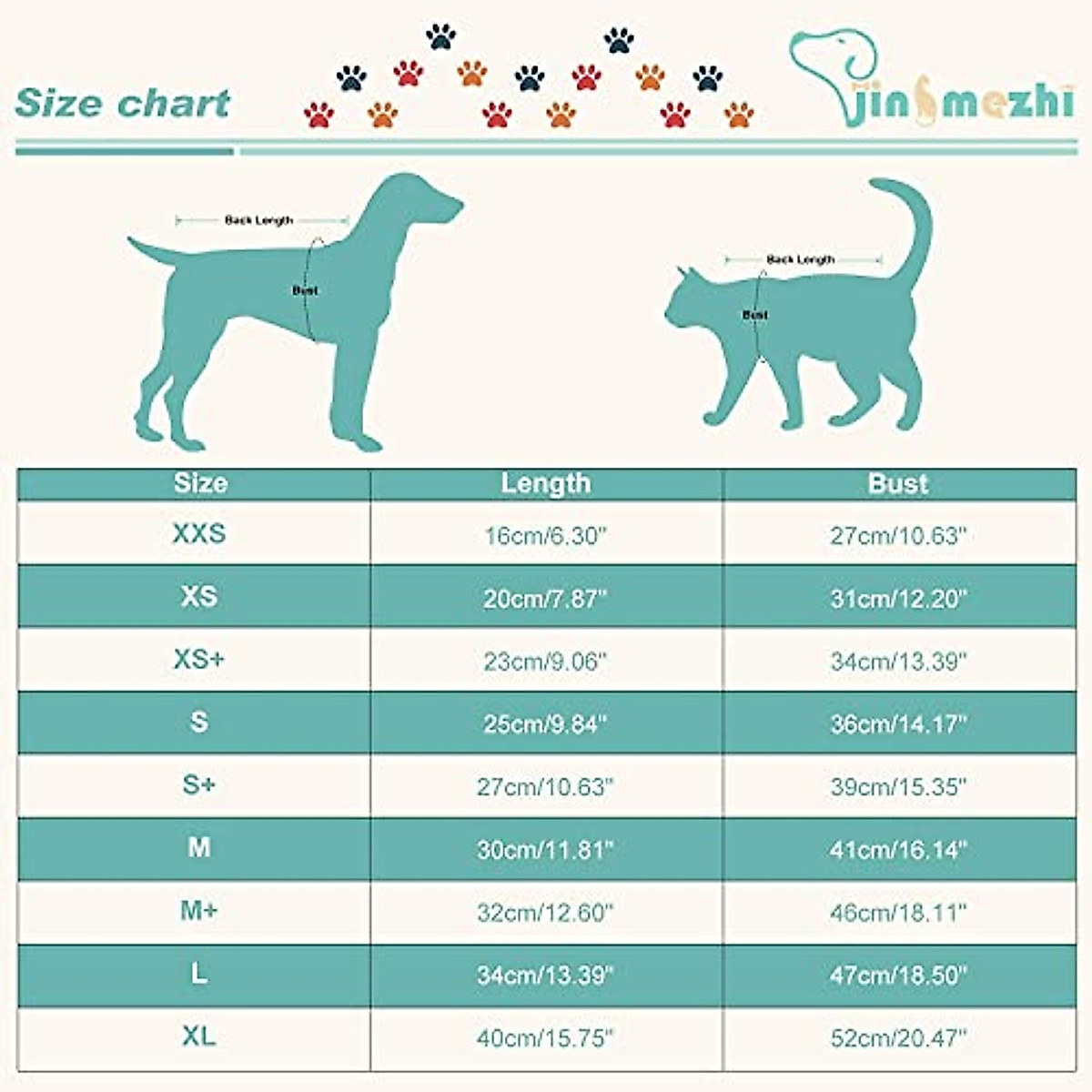 Jingmezhi Pet Cotton Embroidered Back Bowknot Hollow Out Dresses for Cat Dog Daily Clothing (S+(6.6lb~7.7lb))