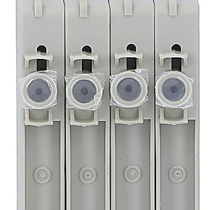 4PCS Ink Cartridge Colorfast Large Capacity BK C M Y Printer Ink Cartridge Combo Pack ABS Material for Printer Printing Documents (T0631/T0632/T0633/T0634)