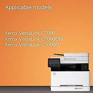 Versalink C7000 Remanufactured Toner Cartridge Black Cyan Magenta Yellow Replacement for Xerox 106R03757 106R03758 106R03759 106R03760.