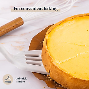 GOURMEO Heat Resistant Baking Paper Roll - Set of 2-15.7 x 90 in Reusable & Nonstick Teflon Mat Sheets - Dishwasher Friendly & Greaseproof Sheet Liners