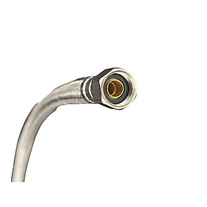 WINDON BAY 20-Inch x 3/8" OD x 1/2" FIP Faucet Hose Connector, Braided Stainless Steel Supply Line, Certified Safe 2 pack