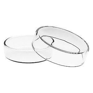 Petri Dishes with Lids Glass Petri Dishes Culture High Borosilicate Petri Dishes 5Pcs