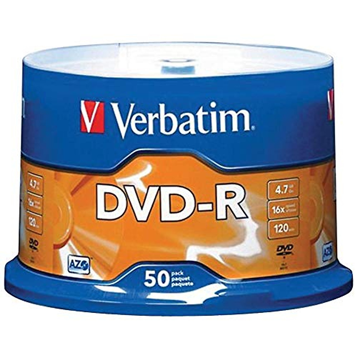Verbatim 16x Write Once DVD-R - 50/Pack Spindle