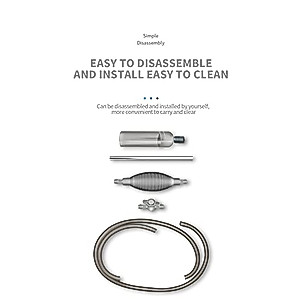 HappyPIG Hose Fish Tank Water Change, Aquarium Water Changer,Aquarium Vacuum with Valve Switch Siphon Sand Cleaner for Aquarium Water Change（5.58ft）