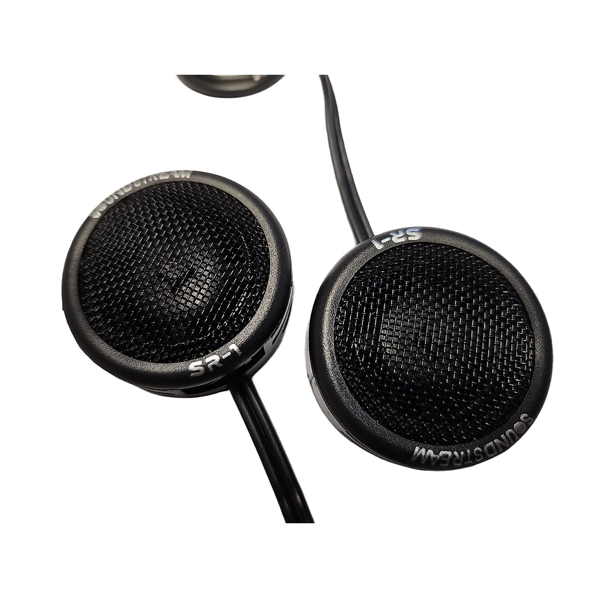 SOUNDSTREAM Reign Series SR-1 Niobium Micro Dome 1" Tweeter, 3 Way Mount Super 1 Inch Tweeters, 200 Watts Max