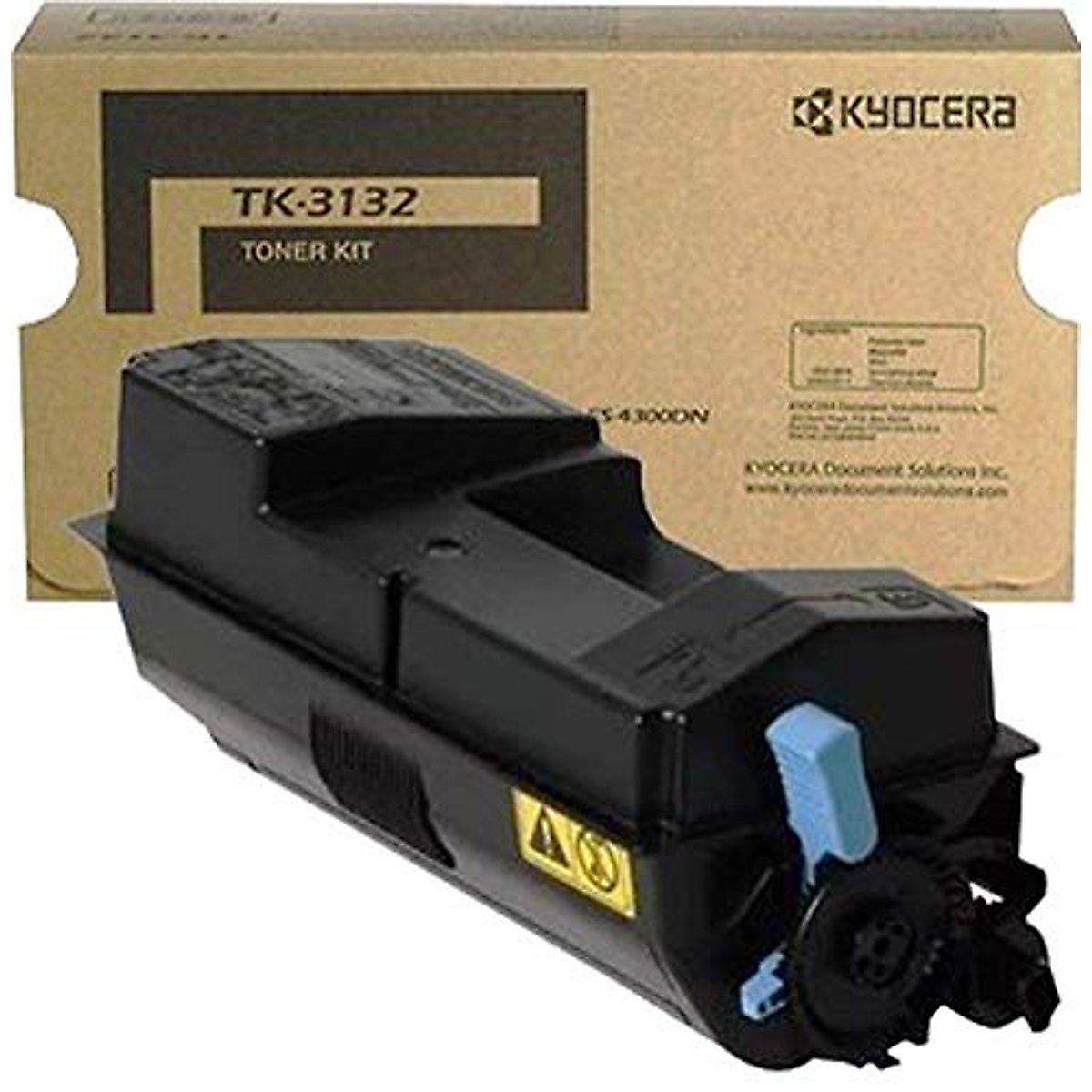 Kyocera 1T02LV0US0 Model TK-3132 Black Toner Kit Compatible with Kyocera ECOSYS M3560idn and FS-4300DN Laser Printers, Up to 25000 Pages Yield at 5 Percent Coverage, Includes Waste Toner Container