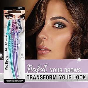 Ardell Brow Trim and Shape Grooming Tool, 3 Count (Pack of 3)