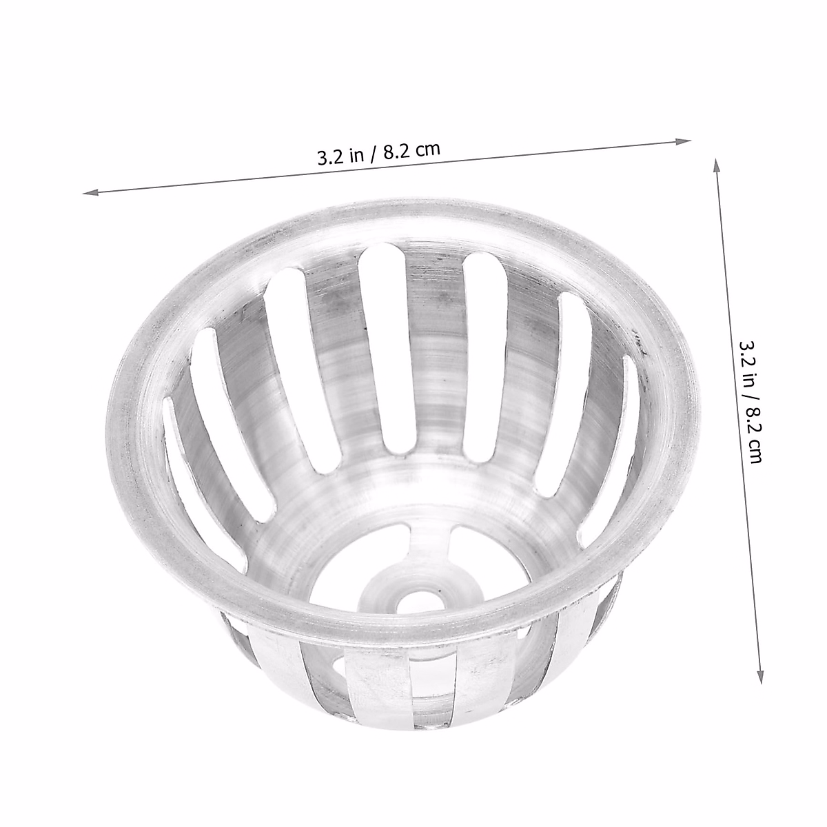 WOONEKY Roof Drain Over Sink Strainer Tub Drain Cover Floor Drain Roof Tub Stopper Drainage Line Guard Floor Drain Cover Bathtub Drain Leak Gutter Guard Floor Drain Basket Stainless Steel