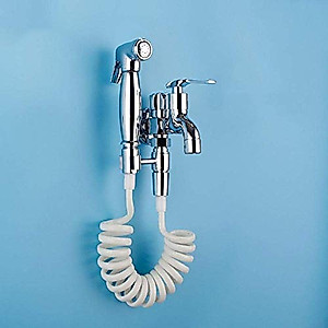 JIYTG Bidet Shower Bidet Sprayer All Copper Single Cold pressurized Toilet Spray Gun