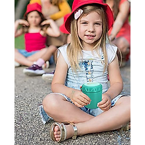 AGRATU Thermos for Hot Food Kids Lunch Box with Spoon Food Containers Kids Leak Proof Insulated Lunch Box Container for Kids Insulated Lunch Container for Hot Food (430ml Green)