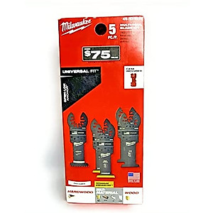 Milwaukee 49-10-9121 Oscillating Multi-Tool Blade Kit (5-Piece)