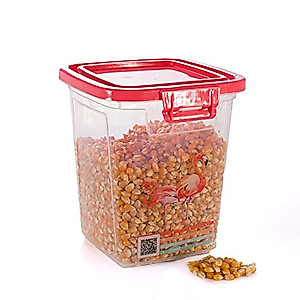 Plasutil 5 Piece Food Storage Container Set with Lock Duo. Lids Attached.