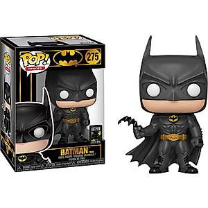 POP DC Heroes: Batman 80th - Batman (1989) Funko Vinyl Figure (Bundled with Compatible Box Protector Case), Multicolor, 3.75 inches
