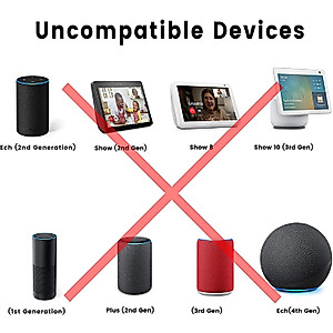 Extension Cable Replacement for dot Kids Edition, dot 4th gen, Alexa dot 3rd Generation, Show 5 - Charger Power Extension Cord 16ft