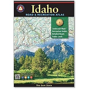Idaho Road & Recreation Atlas - 7th Edition, 2022 (Benchmark Road & Recreation Atlases)