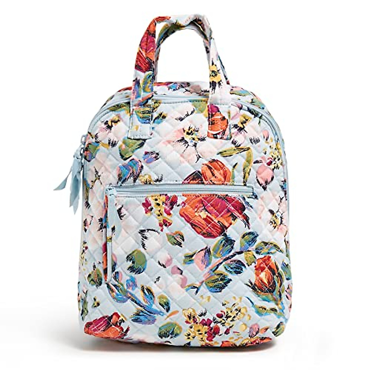 Vera Bradley Women's Cotton MiniTotepack Backpack, Sea Air Floral - Recycled Cotton, One Size