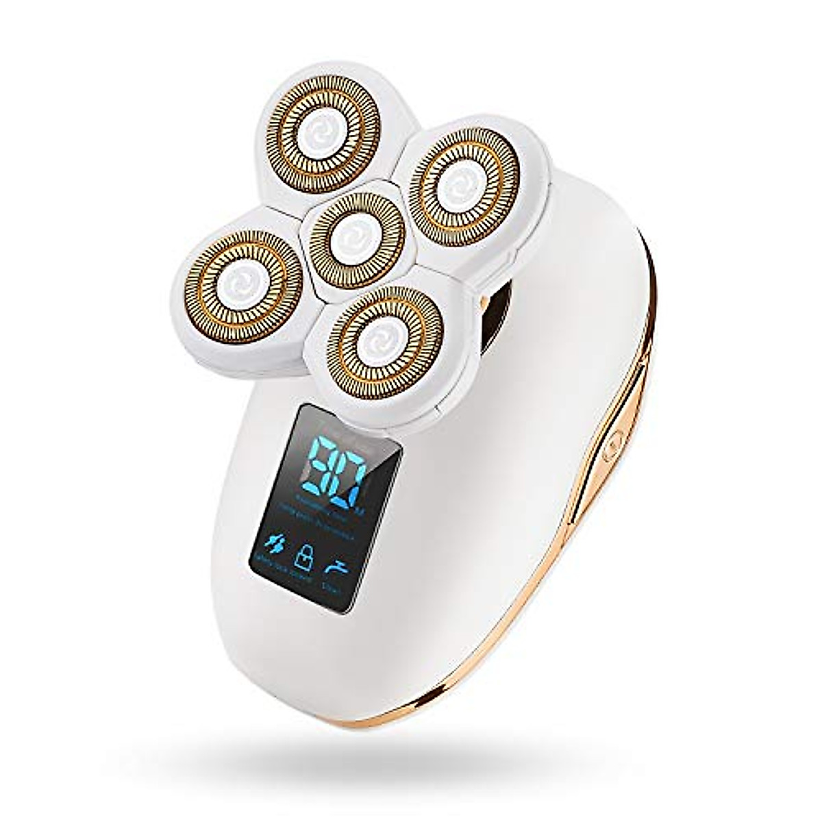 Electric Razor for Women Painless Leg Shaver Hair Remover for Leg Face Lips Body Arm Cordless Bikini Trimmer Lady Wet Dry Instant Shaver Waterproof and USB Rechargeable-Bald Head Shaver for Men