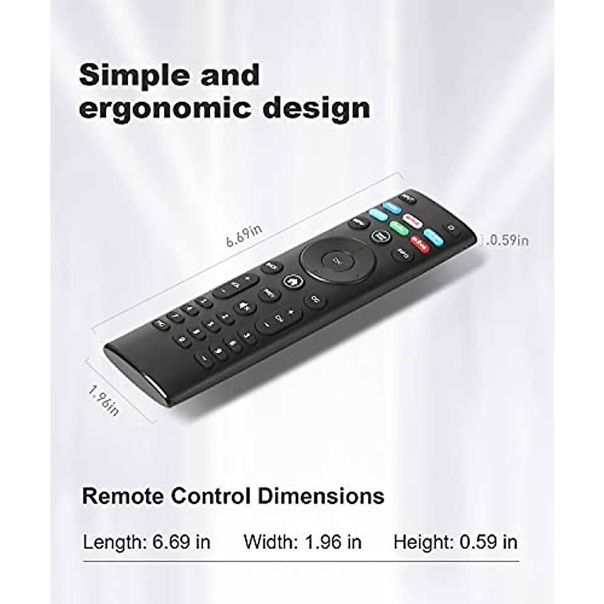 Universal Remote-Control Replacement for VIZIO D-Series M-Series P-Series V-Series UHD LED LCD Smart TV