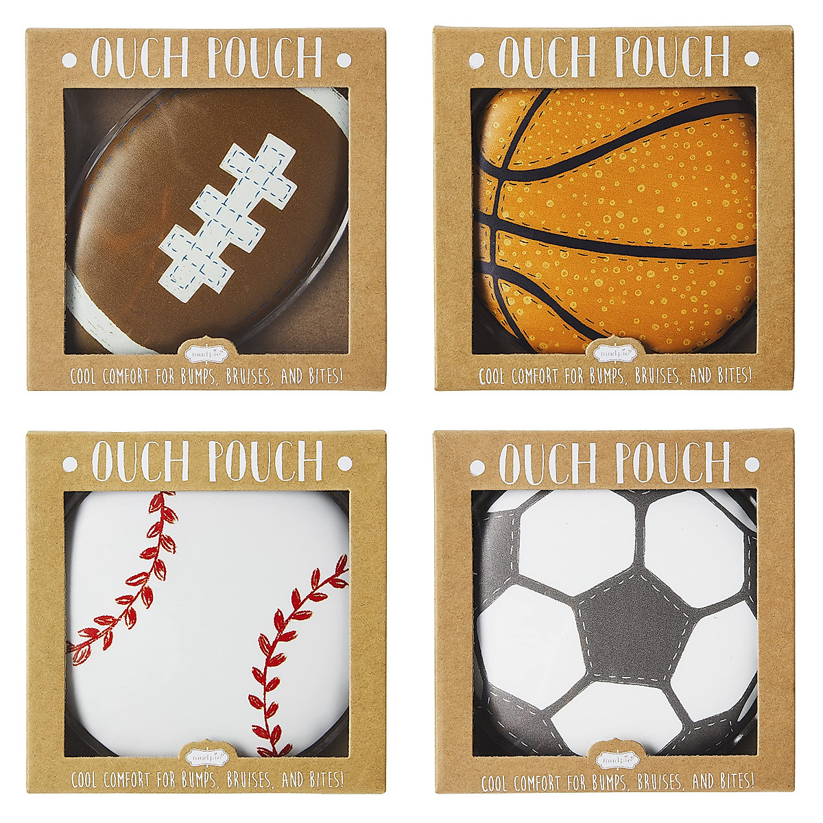 Mud Pie Baby Boys' Accident Ouch Pouch, Baseball