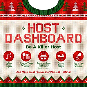 Murder at The Office Ugly Sweater Party | Holiday Murder Mystery Game | Office Party Game | Flexible 4-20+ Players | New Print-Friendly Downloadable Files