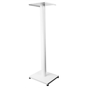 Rockville Pair 37" Steel Bookshelf Speaker/Studio Monitor Stands-White (RS37W V2)