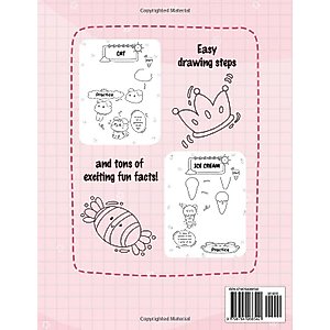 How To Draw 101 Cute Stuff For Kids: Simple and Easy Step-by-Step Guide Book to Draw Everything like Animals, Gift, Avocado and more with Cute Style