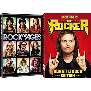Hey Man Rock Out! Double Rocking DVD The Rocker Comedy + Rock of Ages Musical Feature Movie 2-Pack