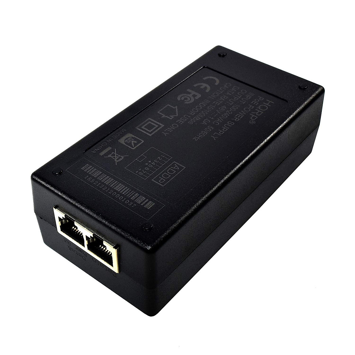 HQRP 48V POE Injector IEEE 802.3AT for Cisco WAP371, WAP4410N, Valet M10 AP Access Point + HQRP Euro Plug Adapter