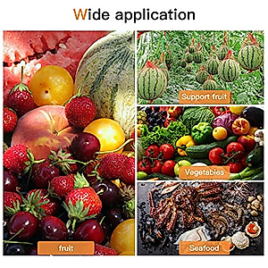 100Pcs Seafood Boiling Bags , 24 in Mesh Onion Bags , Crawfish Bags Boiling Bags , Reusable Agricultural Products Nylon Mesh Bag , Clam net Bags , Comes With a Reusable Black Shopping Bag (Green)