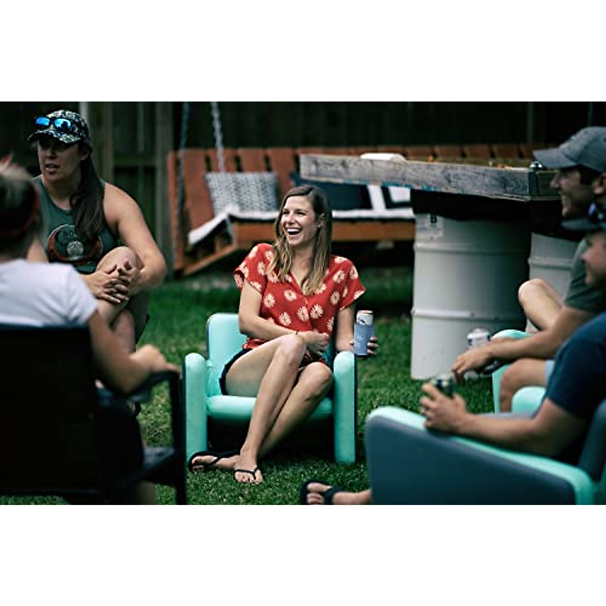 BOTE Aero Inflatable Beach Camping Chair Folding Air Chair for Adults Ultra Lightweight Blow Up Single or Multi Pack Options Travel Family Friendly Multiple Colors