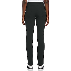 PGA TOUR Women's Regular Pull-on Golf Pant with Tummy Control (Size X-Small-Xx-Large), Black