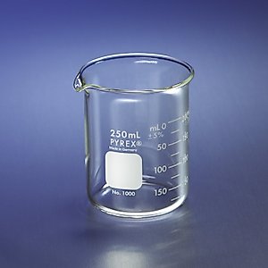 Pyrex 1000-4L Brand 1000 Griffin Low-Form Beaker, 4000 mL, Glass