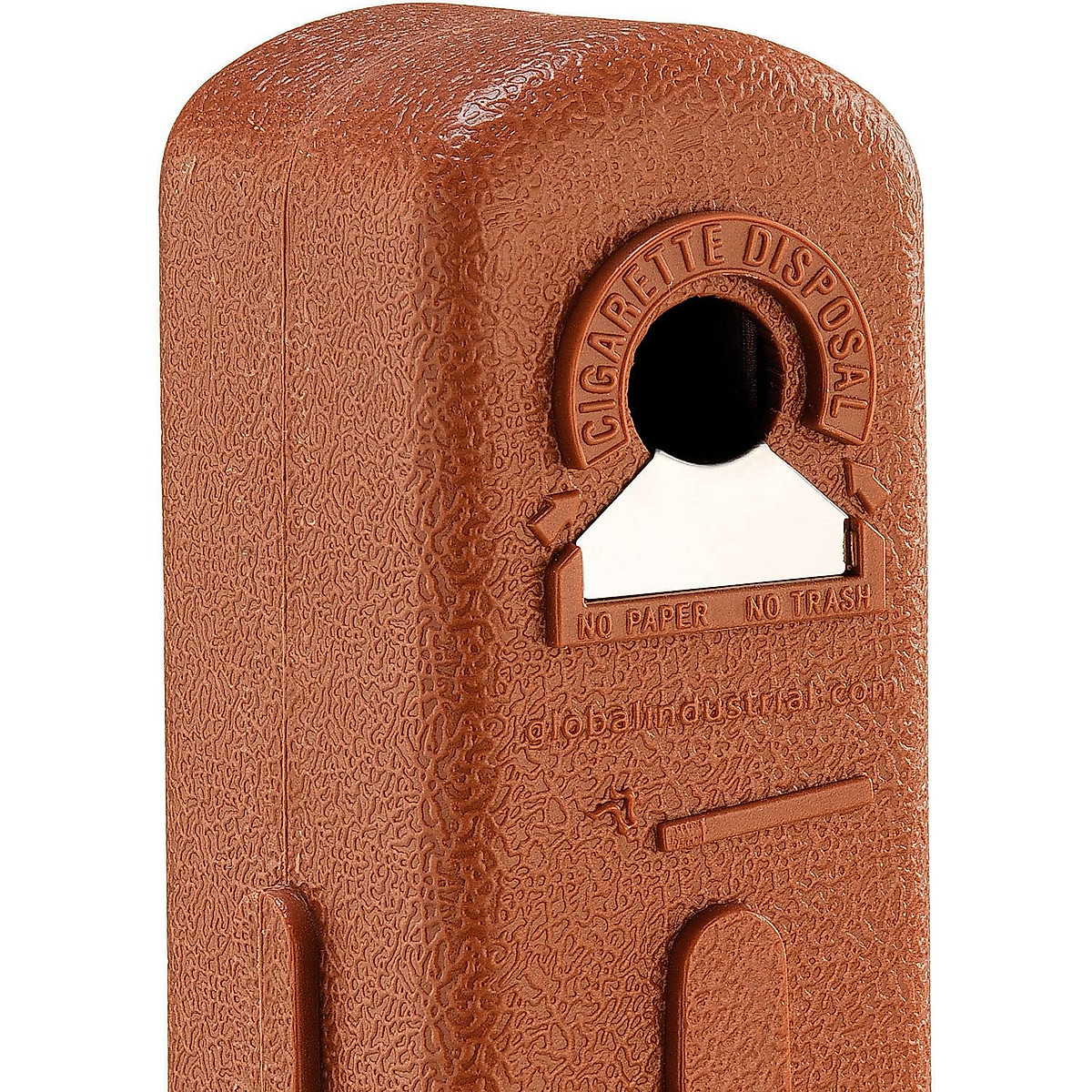 Global Industrial Terracotta Outdoor Ashtray, 1-1/2 Gallon