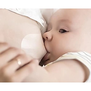 Loveishere Nippleshield Premium Contact Silicone Nipple Shields for Breastfeeding Nursing Difficulties or Flat Inverted Nipples, with Carry Case 2 PC