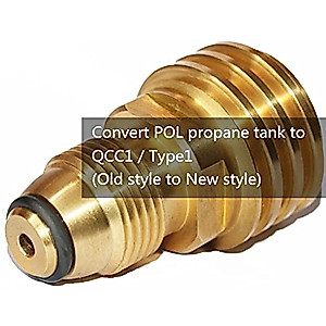 DOZYANT 12 Feet Propane Hose with Gauge,Include Tank Adapter Converts POL 100 lb LP Tank to QCC1 for Gas Grill, Stove and More Propane Appliances