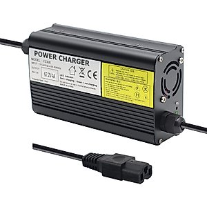 67.2V 4A / 60V 4A Lithium Battery Charger AC Adapter Power Supply for 16S 60V Lithium Li-ion Batteries Pack with 3 Holes Plug