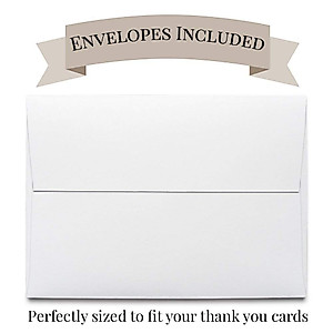 Cute & Colorful Monsters Thank You Notes for Kids, Ten 4" x 5.5" Fill In The Blank Cards with 10 White Envelopes by AmandaCreation