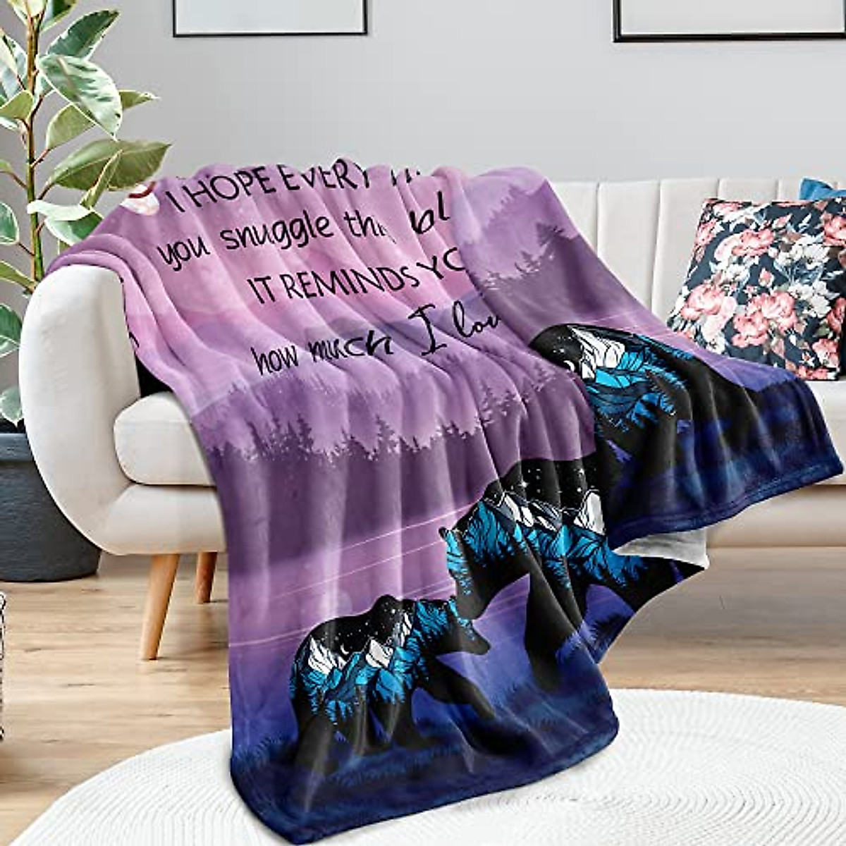 Qotuty Grandma Gifts, Blankets Gifts for Grandma, Grandma Birthday Gifts, Grandma Gift, Mimi Gigi Gifts for Grandma, Thoughtful Gifts for Grandma, Best Grandma Gifts, Grandmother Gift Blanket 50"X60"